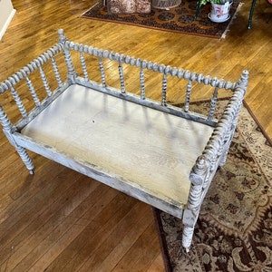 Antique Vintage Pet Bed Bench 1800s Victorian Daybed Bench Ornate ...