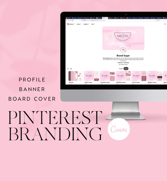 Pinterest Branding Set Templates INSTANT DOWNLOAD Canva Template ...