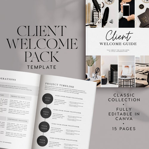 Client Welcome Pack Client Onboarding Template Coaching - Etsy