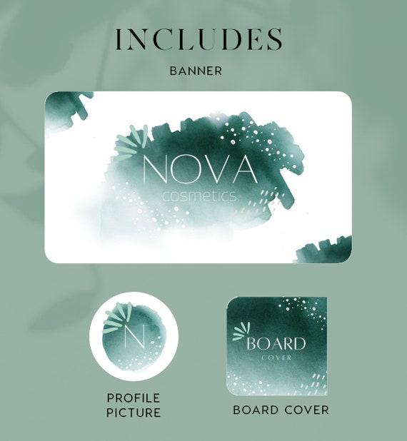 Pinterest Branding Set Templates INSTANT DOWNLOAD Canva Template ...