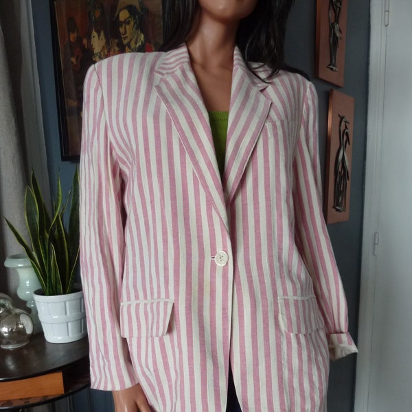 Vintage Pink Stripe - Etsy