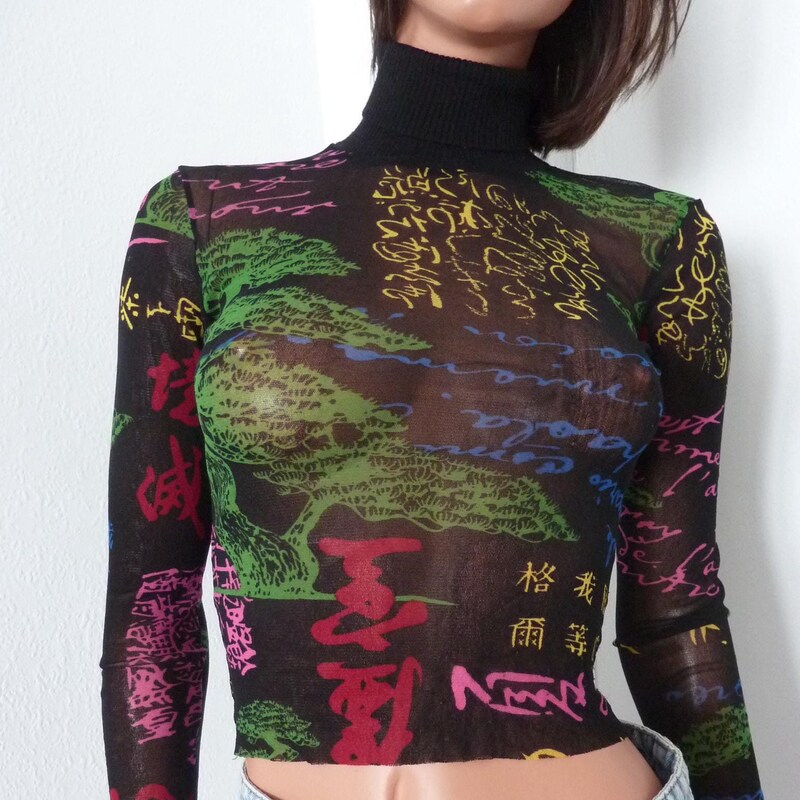 90s Mesh Top - Etsy