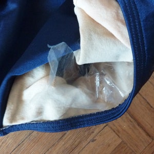 Vintage NWT French Swimsuit SNS Arena Navy Blue White Cut Out Back ...