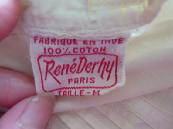 80s Lemon RENE DERHY Indian Dress Embroidered Beaded … - Gem