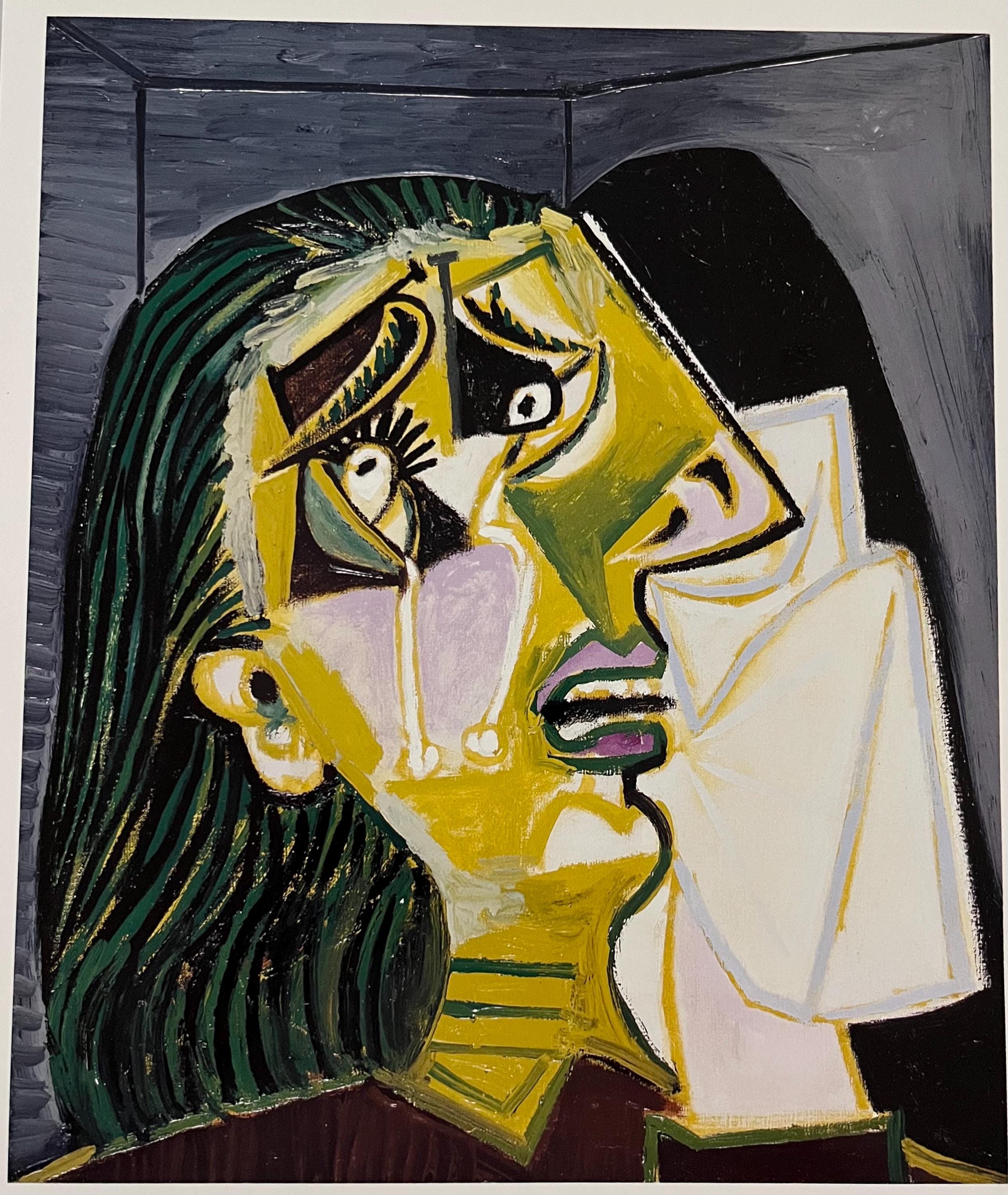 Pablo Picasso Weeping Woman Book Plate Art Print Painting Cubism Home ...