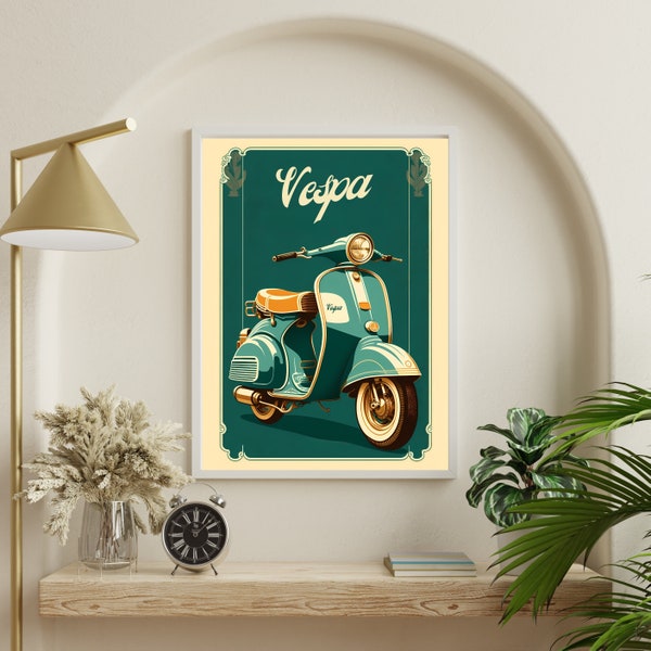 Scooter Poster - Etsy