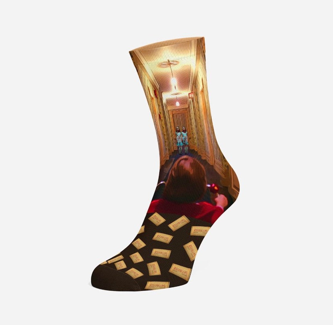 NEW! THE SHINING Horror Movie Inspired Crew Sock - Etsy