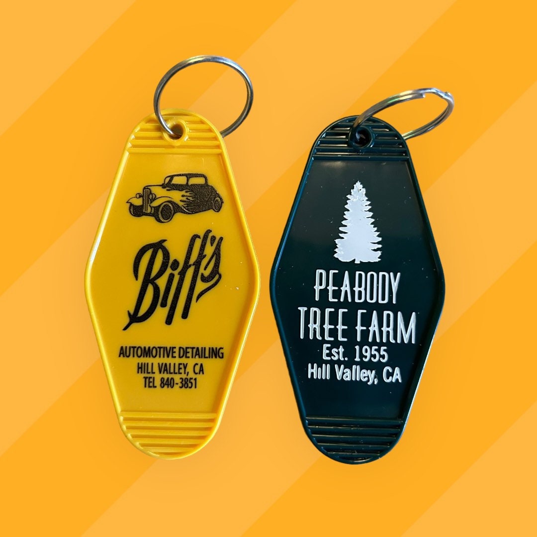 Combo Peabody Tree Farm and Biffs Automotive Keytags - Etsy