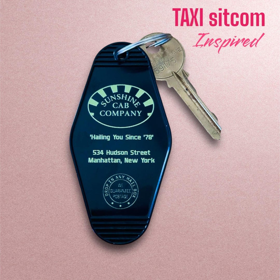 Classic Cab Co. Key Tag TV Sitcom Inspired - Etsy