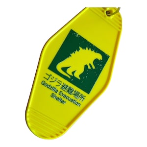 Godzilla Evacuation Center Key Tag: Prepare for the Apocalypse in Style ...