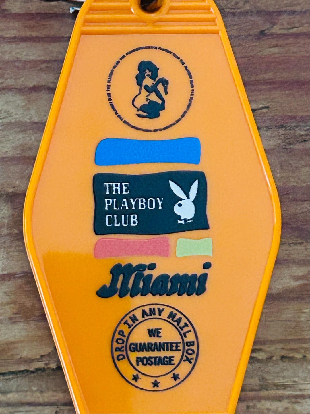 Retro Gentleman’s Club Miami Key Tag - Etsy