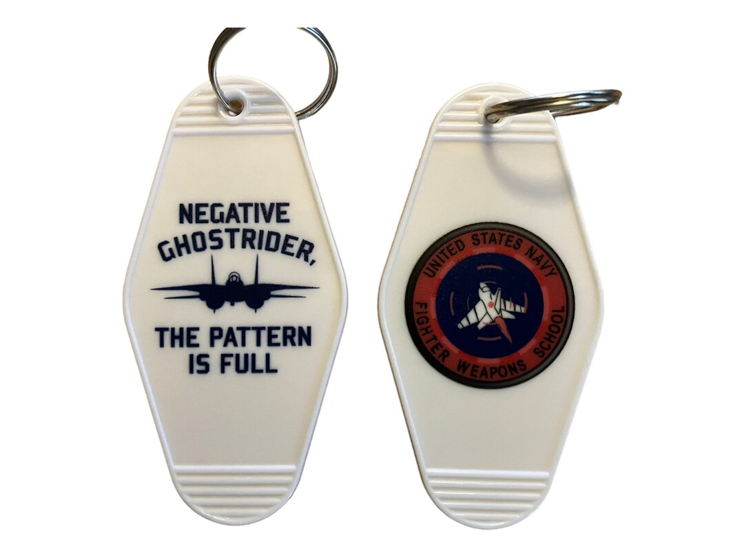 TOP GUN Inspired Keytag - Etsy