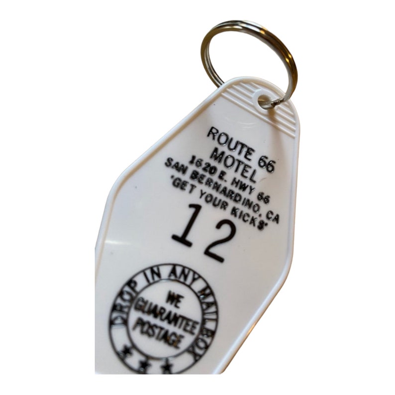 ROUTE 66 MOTEL Keytag - Etsy