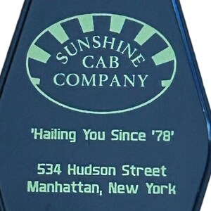 Classic Cab Co. Key Tag TV Sitcom Inspired - Etsy