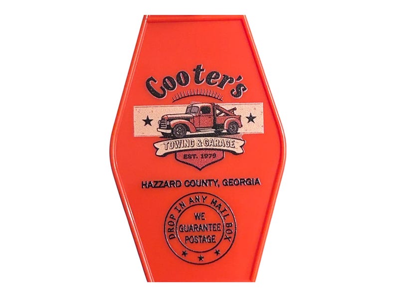 Cooter's Towing & Garage Hazzard County Keychain - Etsy