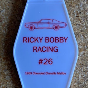 Talladega Nights Ricky Bobby Racing Inspired Keytag - Etsy
