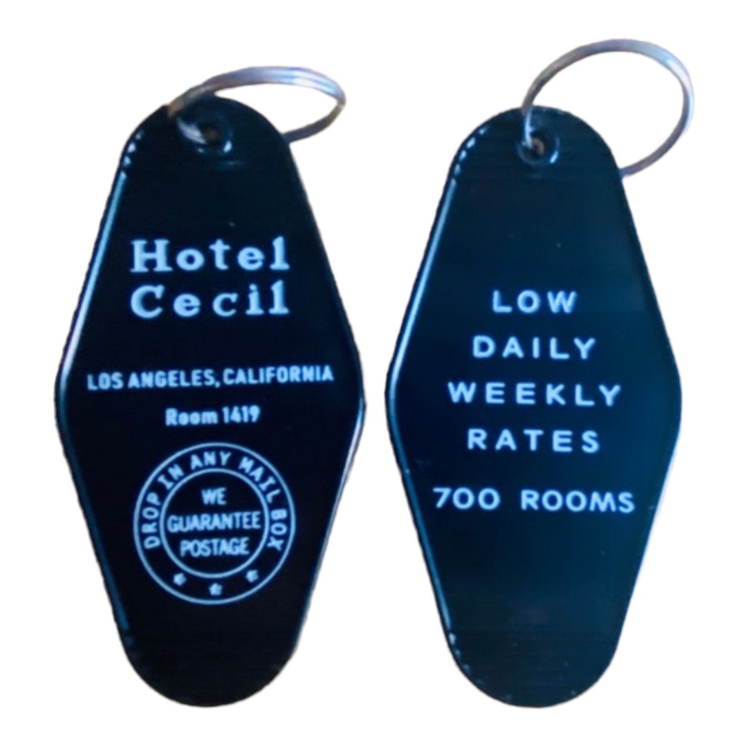 The HOTEL CECIL Inspired Keytag - Etsy