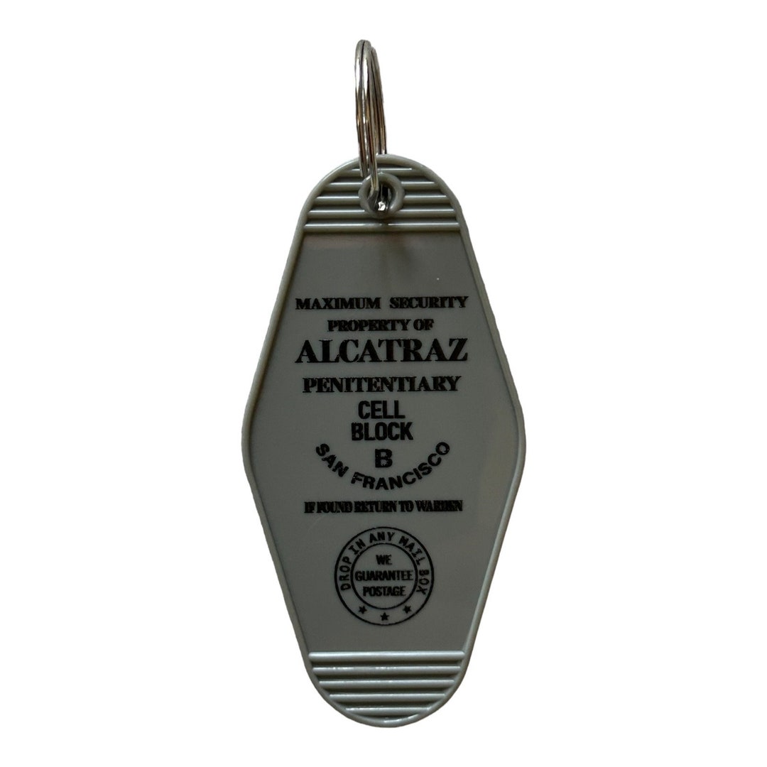 Alcatraz Maximum Security Key Tag - Etsy