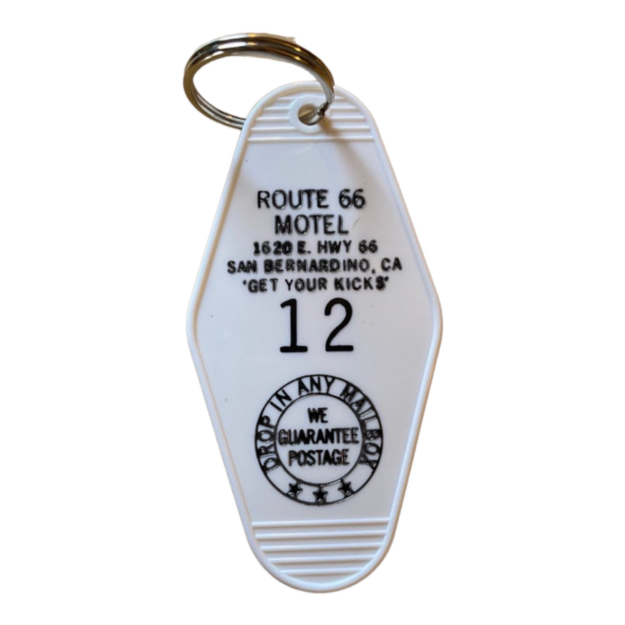 ROUTE 66 MOTEL Keytag - Etsy
