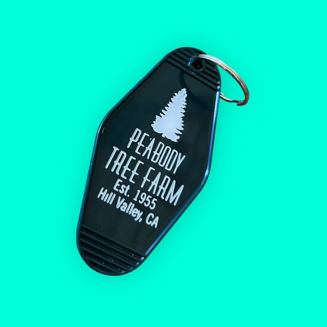 PEABODY TREE FARM Back to the Future Inspire Keychain - Etsy