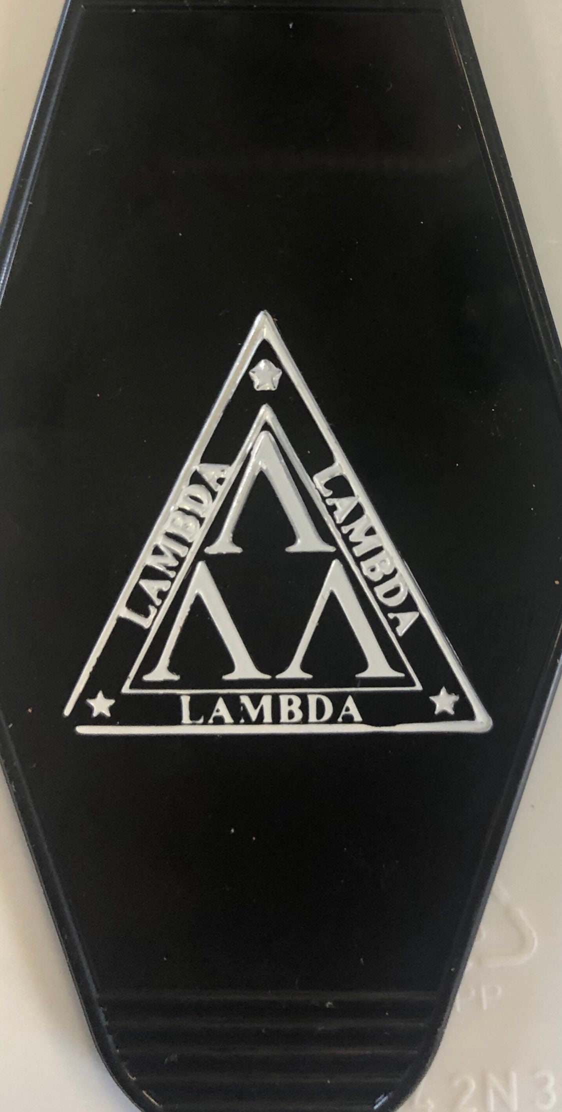 Revenge of the nerds lambda lambda lambda keytag | Etsy