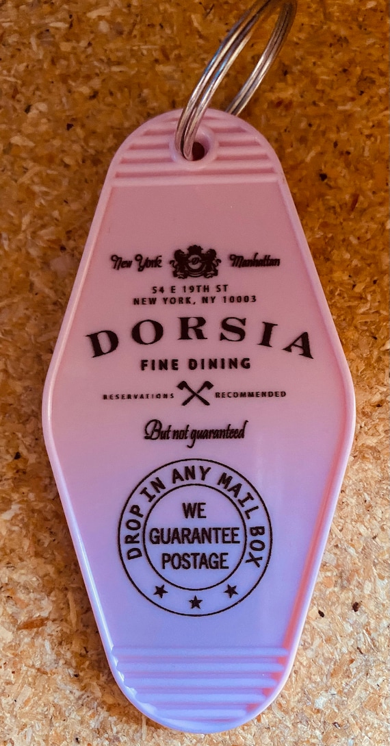 American Psycho Inspired Dorsia Restaurant Keytag | Etsy UK