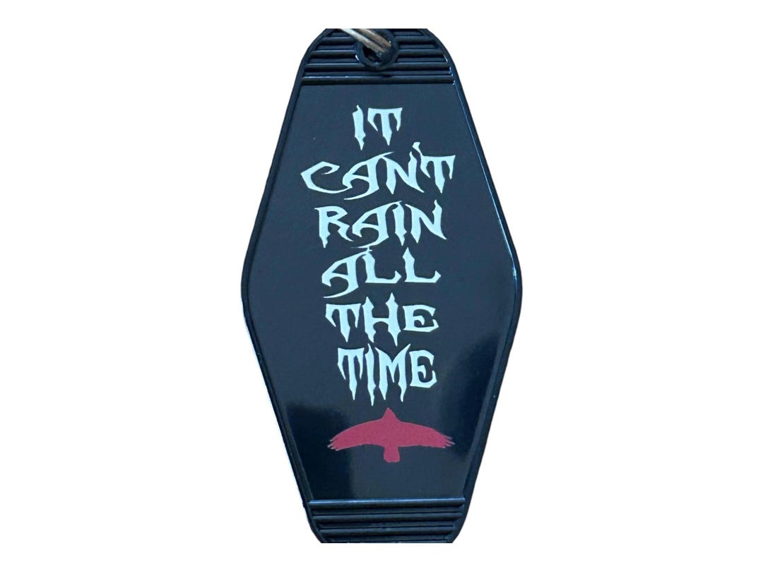 Gothic Revenge Key Tag- Double-sided With Iconic Quote - Etsy