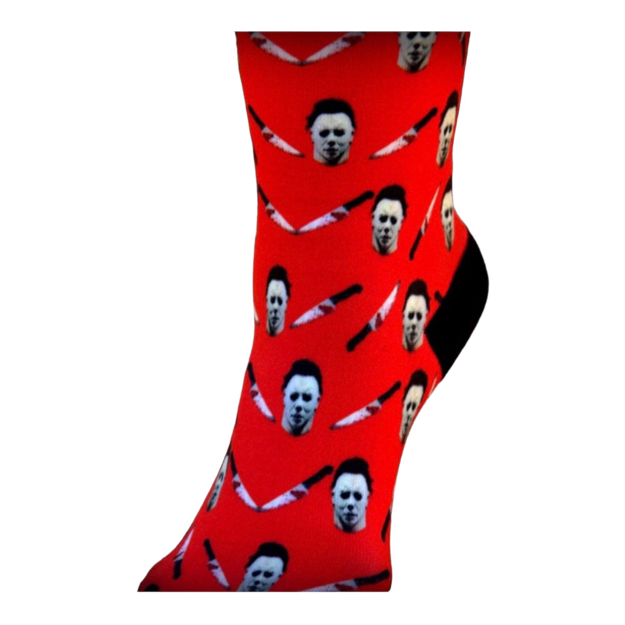 ON SALE HALLOWEEN Michael Myers Inspired Crew Sock - Etsy