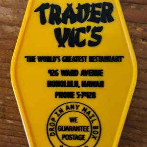 Hawaiian Trader Vicks Bar Heritage Keytag - Etsy