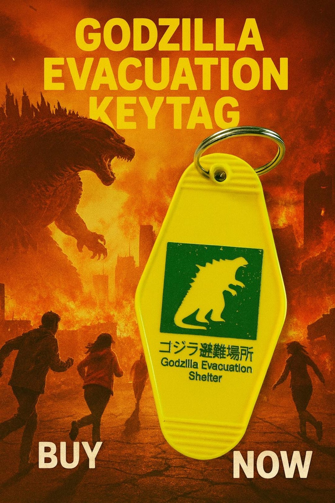 Evacuation Center Key Tag: Prepare for the Apocalypse in Style - Etsy
