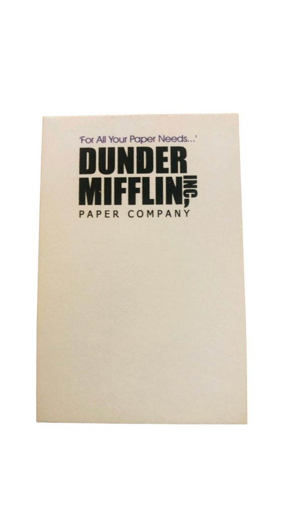 Dunder Mifflin Paper Company Notepad