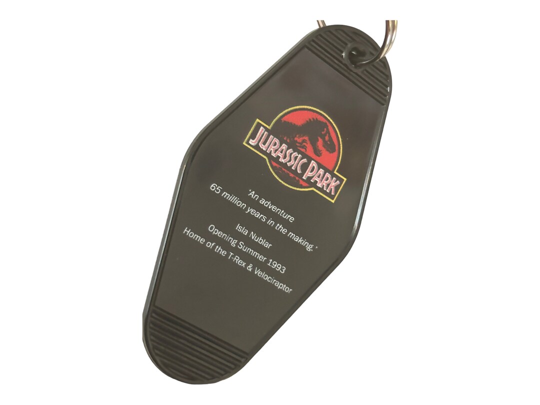 Jurassic Park Inspired Movie Keytag - Etsy