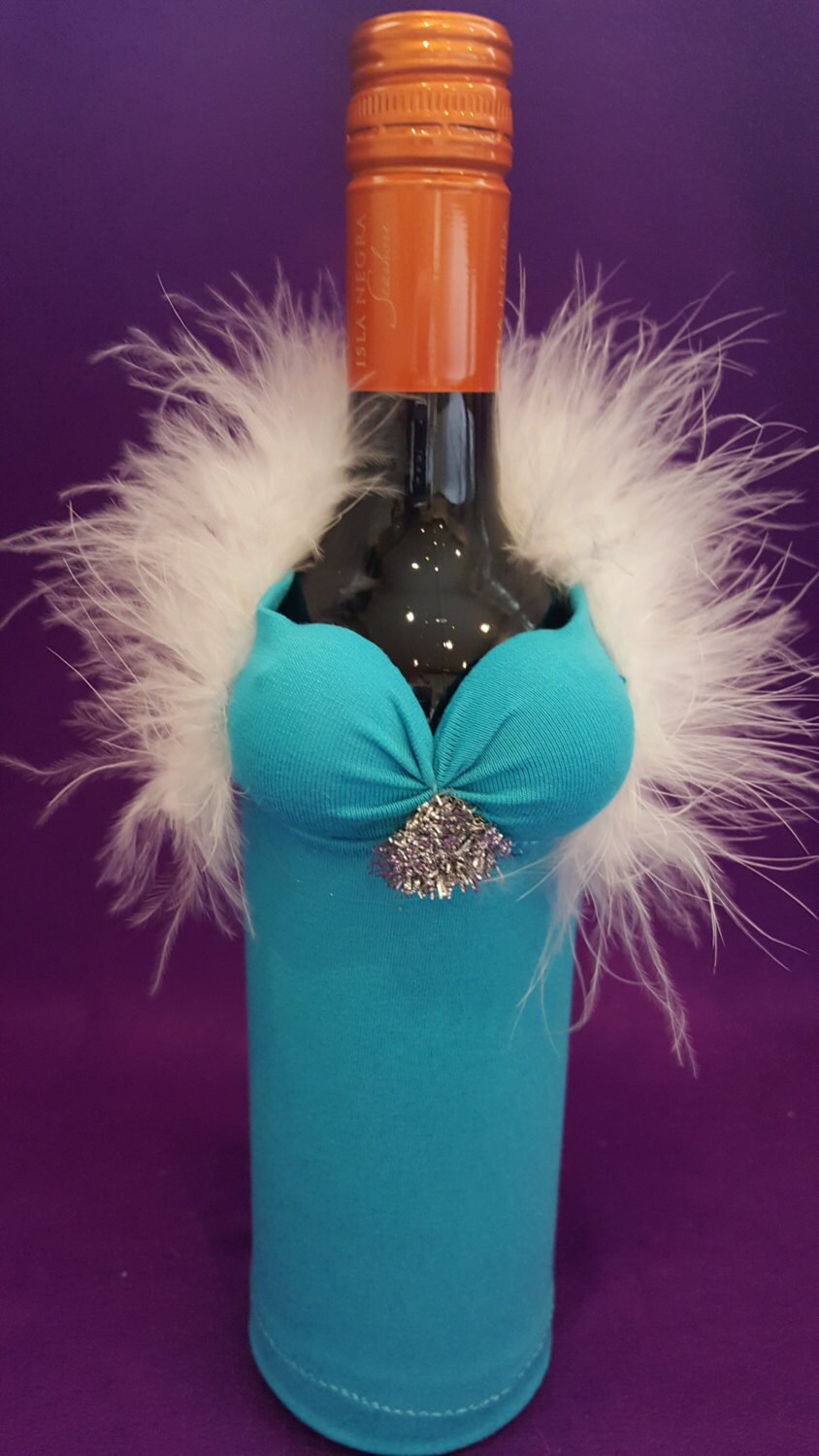 Wine/champagne Bottle Cover. Straight Ballgown Weddings Gift | Etsy