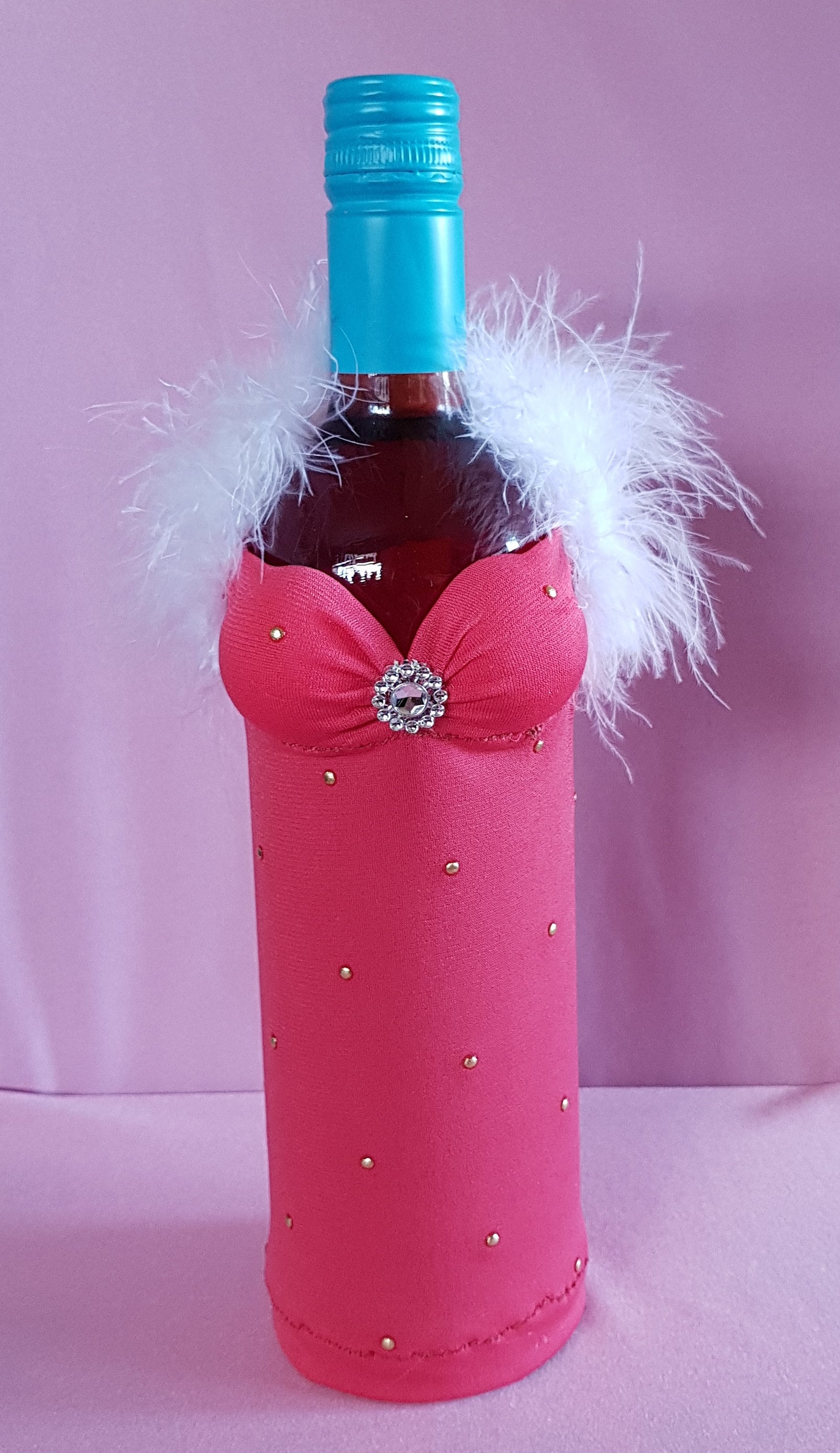 Wine/champagne Bottle Cover. Straight Ballgown Weddings Gift | Etsy