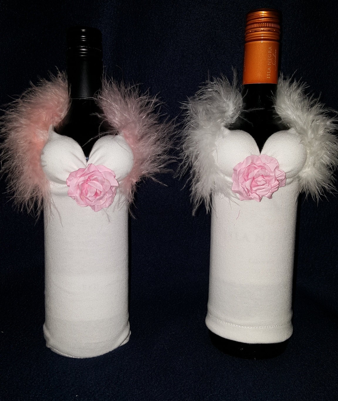 Wine/champagne Bottle Cover. Straight Ballgown Weddings Gift | Etsy