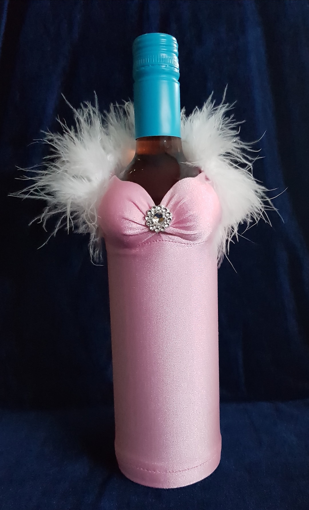 Wine/champagne Bottle Cover. Straight Ballgown, Weddings Gift, Bridal ...