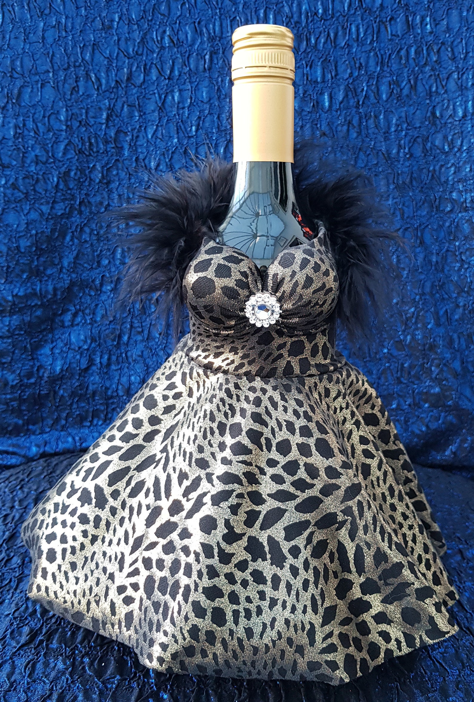 Wine/champagne Bottle Cover, Gift for Weddings, Dinner Parties, Fathers ...