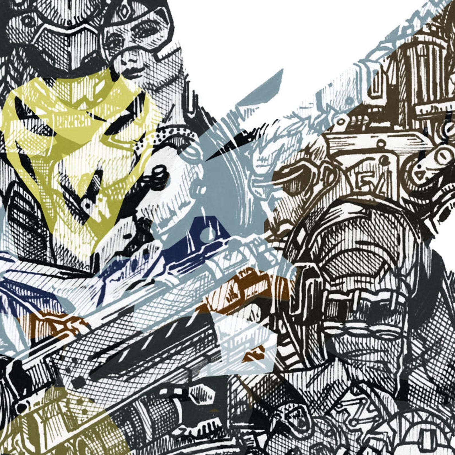 Overwatch Silhouette Series by Geek Illustration - Etsy
