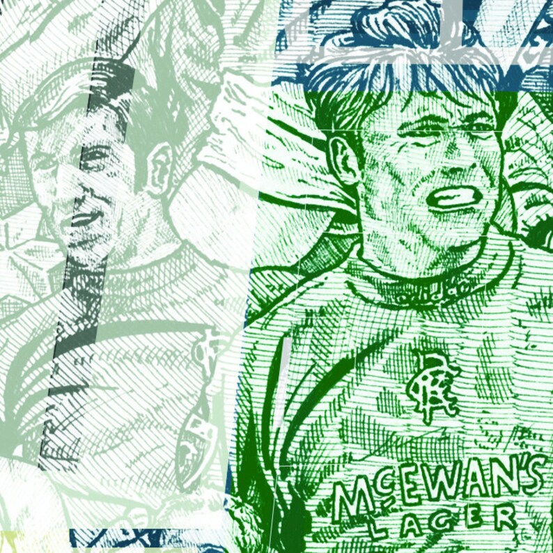 Glasgow Rangers Football Club Silhouette Series by Geek Illustration - Etsy