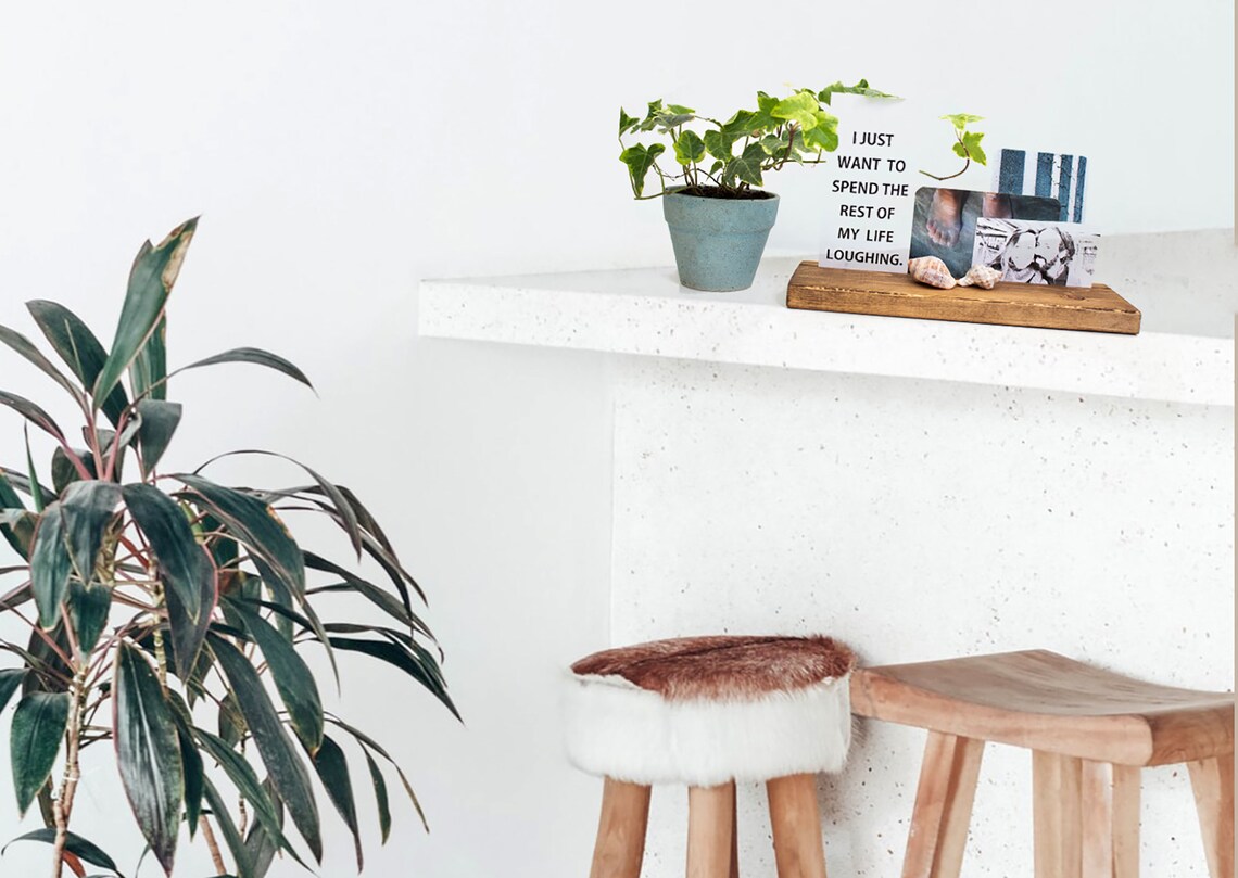 Wooden Photo Holder for Table Photo Hanger Photo Hanging Display Cards ...