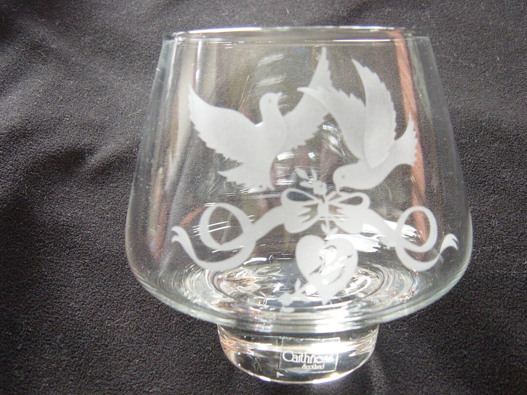 Beautiful Caithness 25th Anniversary Etched Glass - Etsy