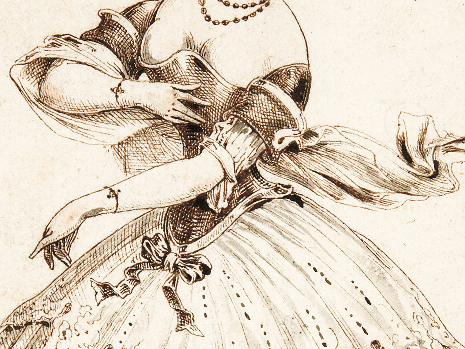 French Ballet Dancer Antique Illustration Pen Drawing - Etsy