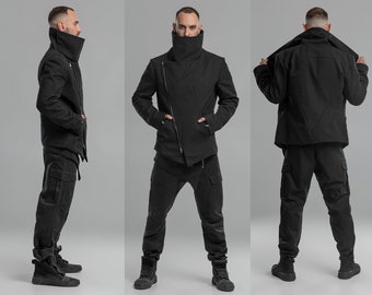 High Collar Jacket | Etsy