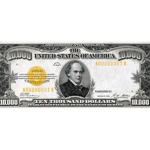 AMAZING Replica 1928 GOLD CERTIFICATES Bank Note Set - Etsy