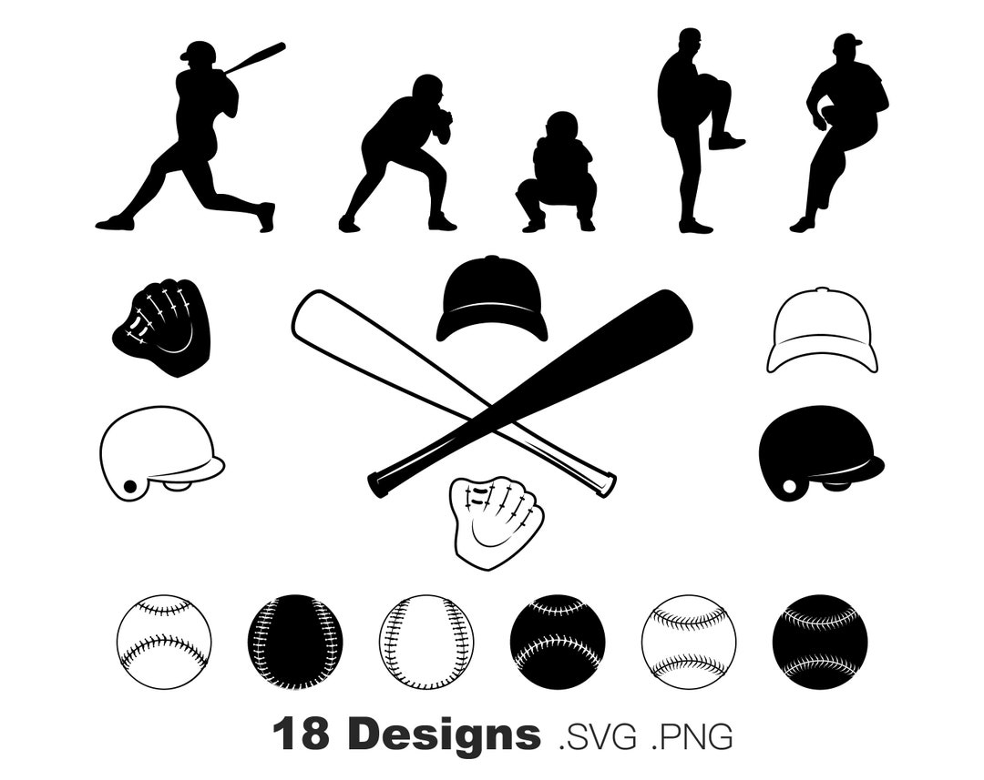 Baseball SVG, Baseball Bundle SVG, Baseball Clip Art, Baseball Cricut ...