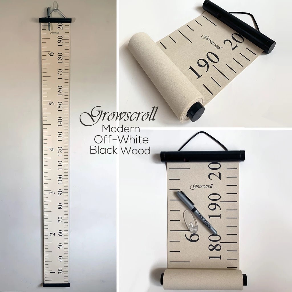 Growscroll ® Modern Growth Chart / Height Chart unique | Etsy