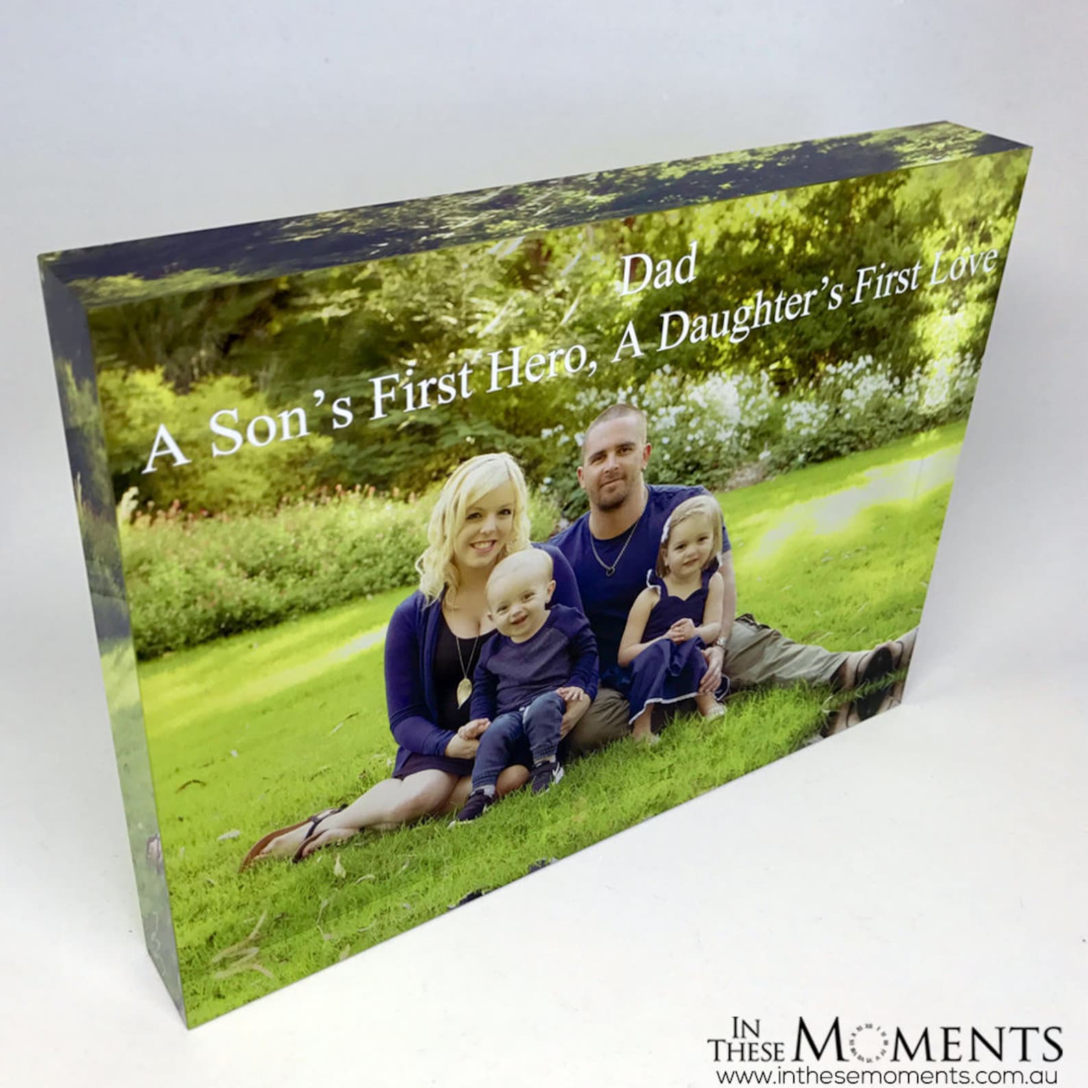 Acrylic Photo Block / Glass Block Personalised Photo Frame | Etsy