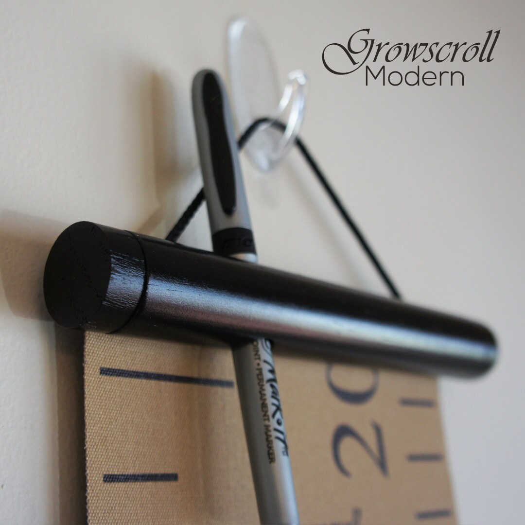 Growscroll ® Modern Growth Chart / Height Chart unique | Etsy