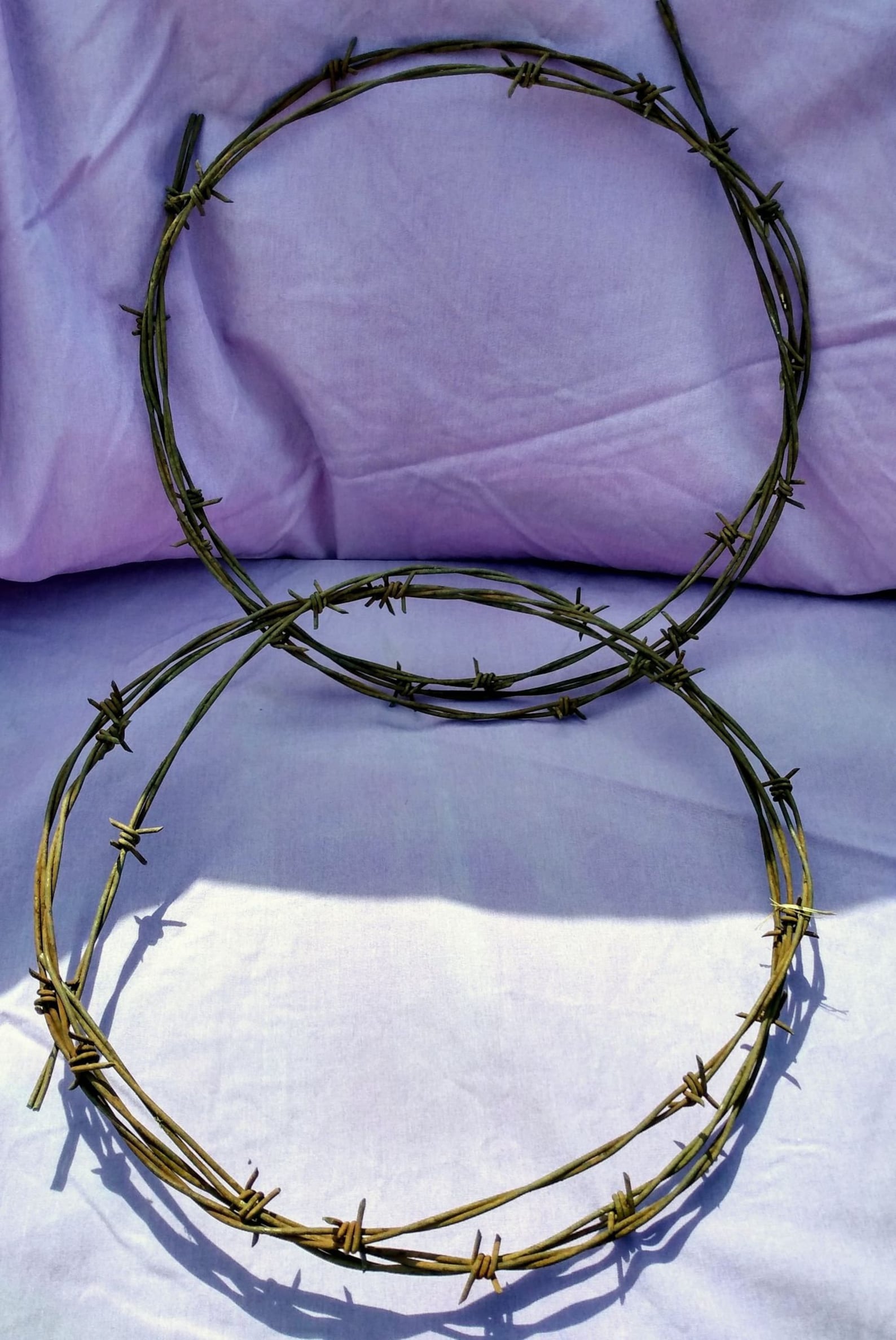 Rustic Rusty Barbed Wire Loop, Farmhouse Decor, Salvage Art - Etsy