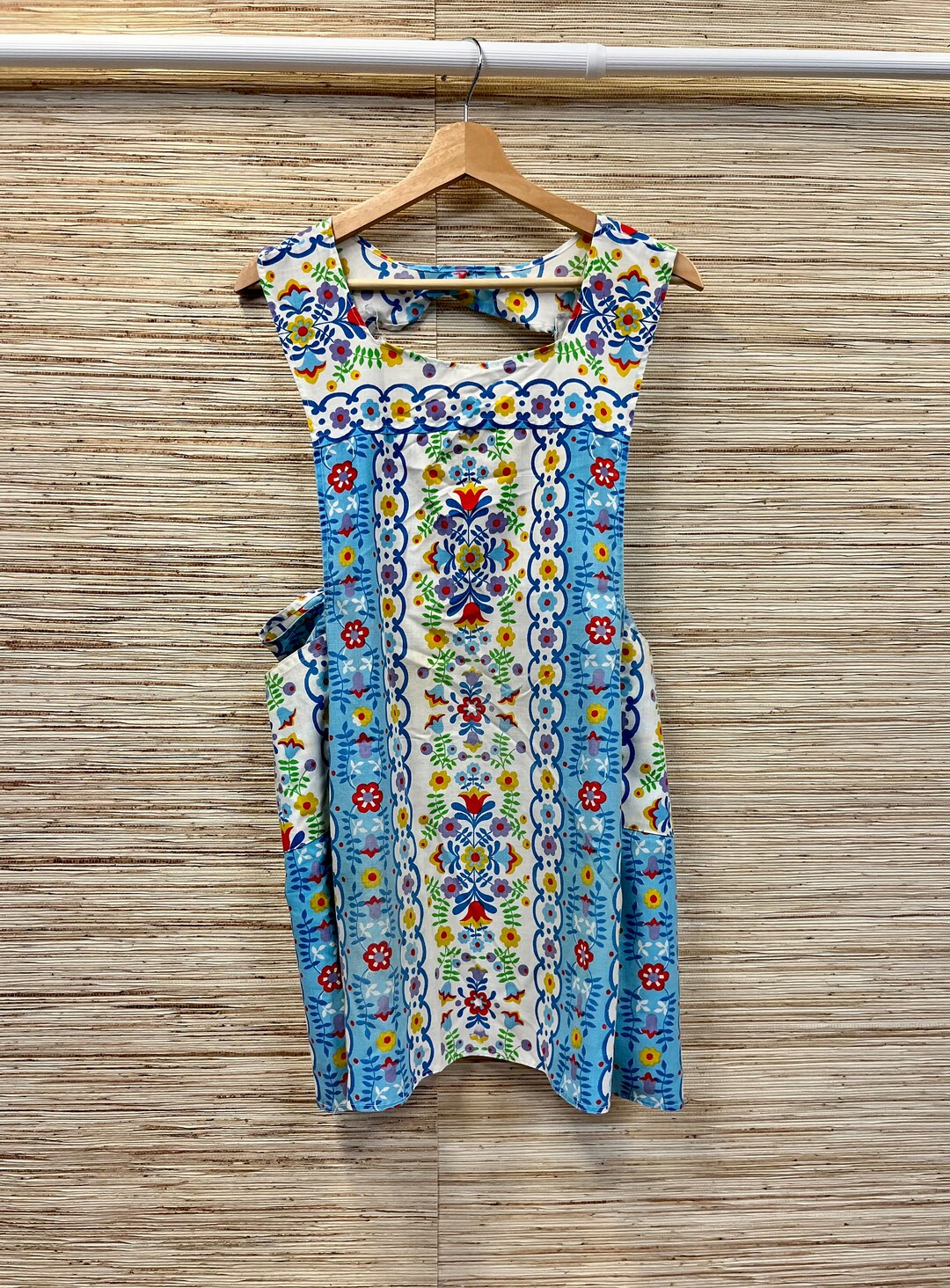 Vintage Floral Apron, 70s Vintage Apron, Retro Apron, Vintage Kitchen ...